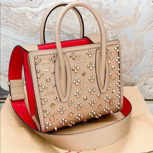 Christian Louboutin | Bags | Christian Louboutin S Mini Shimmer Studded ...